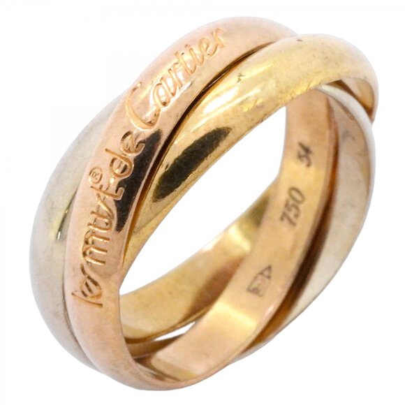 Cartier | Jewelry | Cartier 8k Gold Trinity Ring 54 | Poshmark